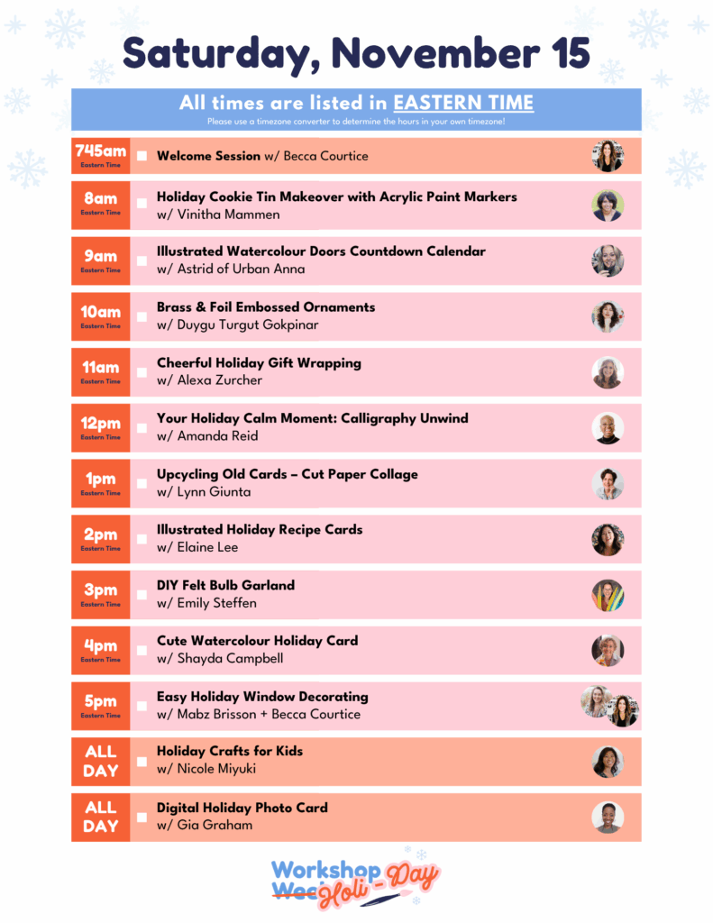 Join Workshop Holi-DAY 2025